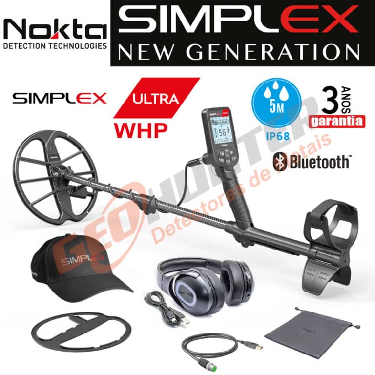 NOKTA SIMPLEX ULTRA WHP - GEOHUNTER - Detectores de Metais | Detectores de Metales | Metal Detectors