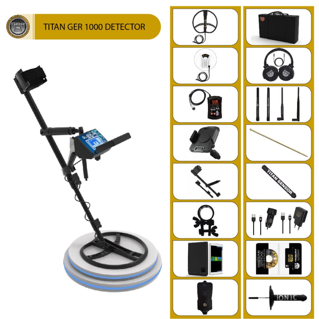 TITAN GER 1000 DETECTOR - GEOHUNTER - Detectores de Metais | Detectores ...