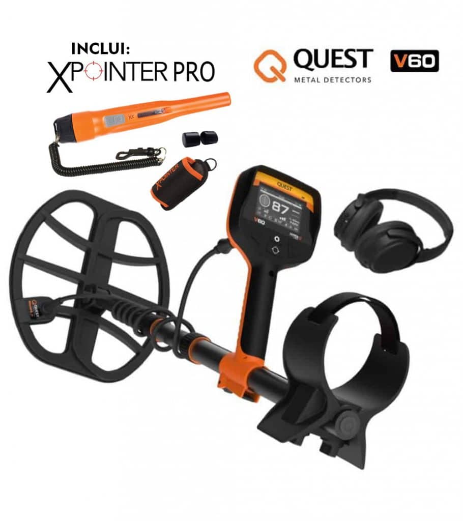 QUEST V60 + XPOINTER PRO - GEOHUNTER - Detectores de Metais | Detectores de Metales | Metal ...